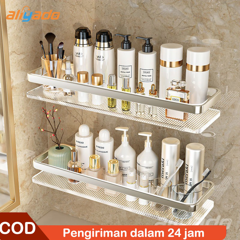 Jual ⚡Ready&Kemasan aman⚡Rak Shampoo Kamar Mandi Rak Kosmetik Gantung ...