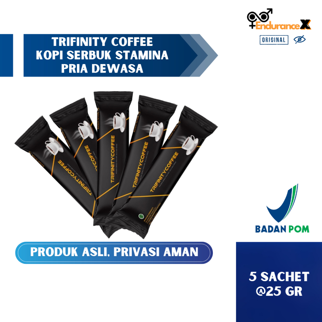 Jual (5 Sachet) Trifinity Coffee - Kopi Penambah Stamina Pria Perkasa ...
