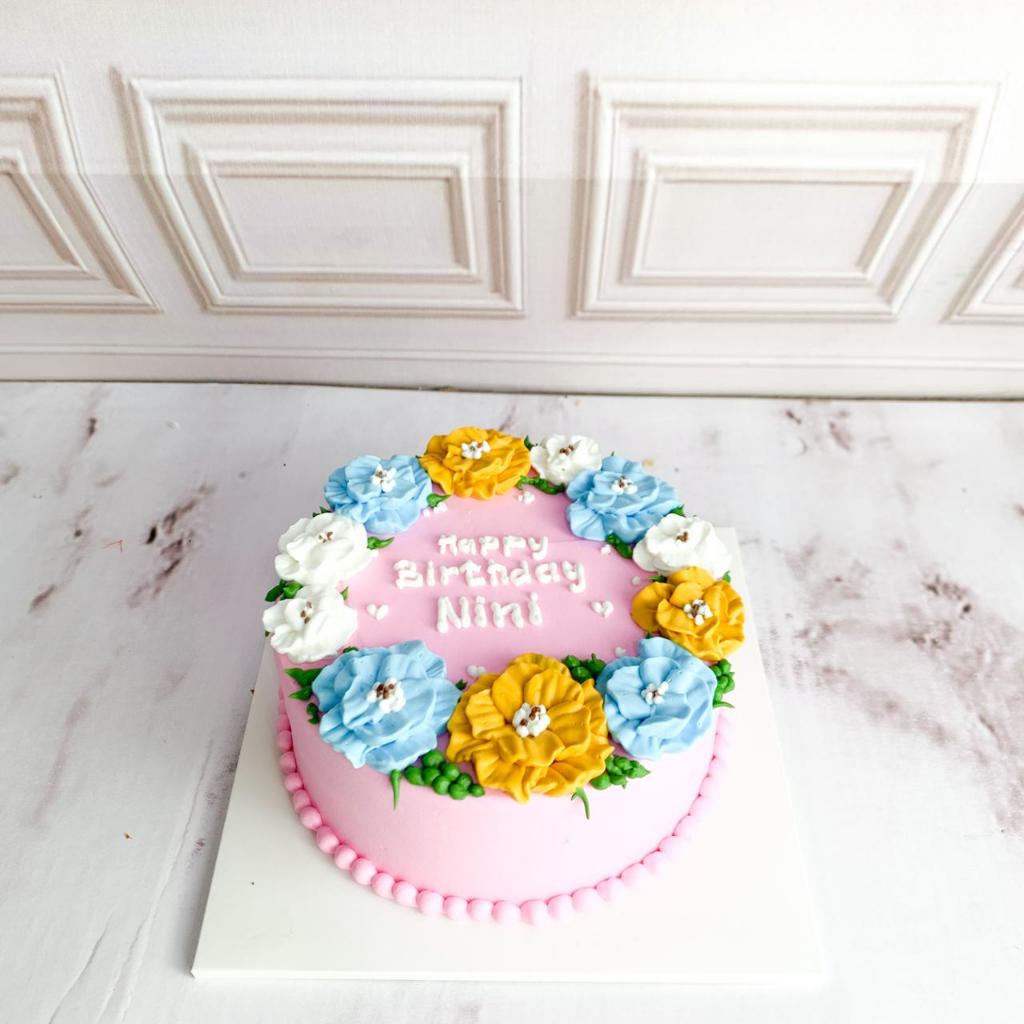 Jual Kue Ulang Tahun/Birthday Cake/Kue Ultah tema Bunga/Kue Flower ...