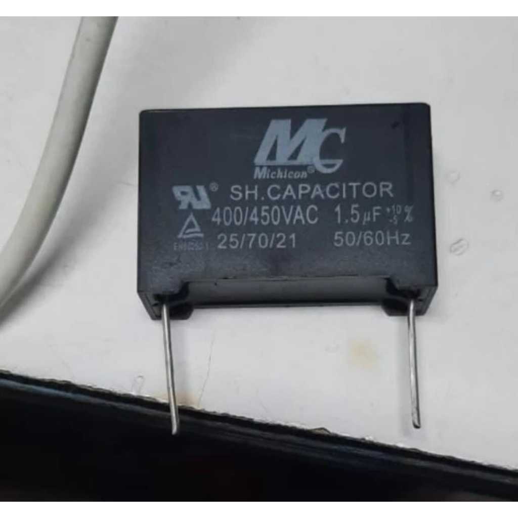 Jual RE2322 kapasitor ac 1,5uf 1.5uf 400v 450v mc kaki kawat by PCM LTC GLODOK | Shopee Indonesia