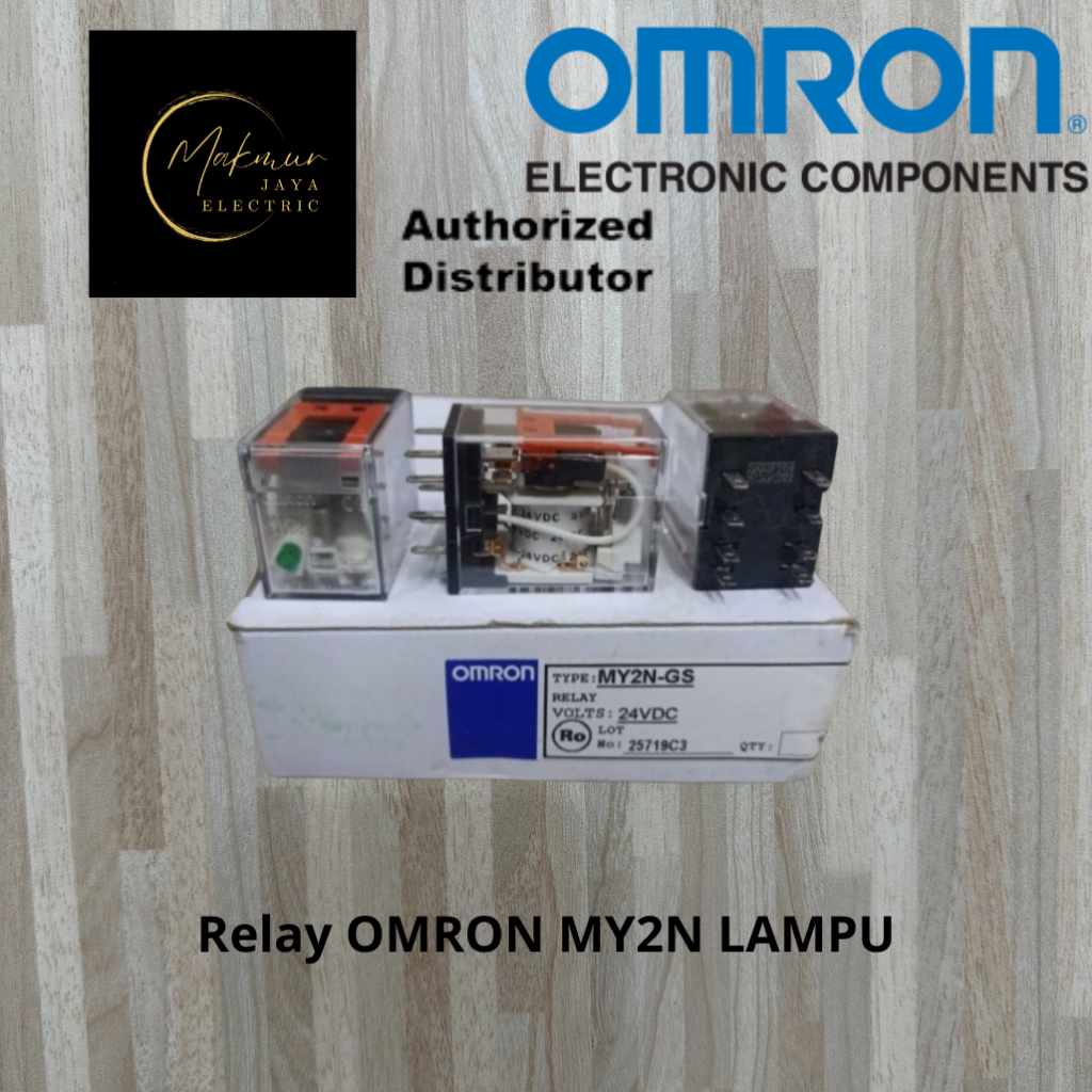 Jual Relay OMRON MY2N 24VDC dengan Lampu | Relay MY2N 24V DC 8 Kaki DPDT | Relay Elektromagnetik ...