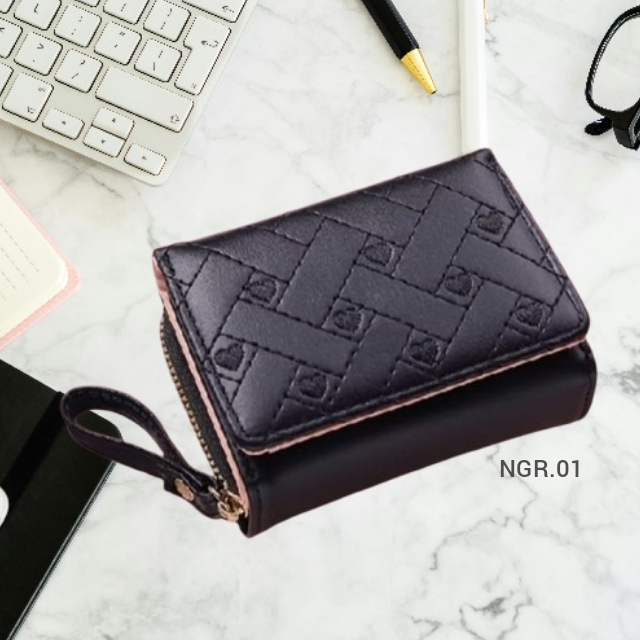 Jual Dompet Wanita Aurora Dompet Cewek Dompet Lipat Dompet Genggam Dompet Kartu Koin Dompet Mini ...