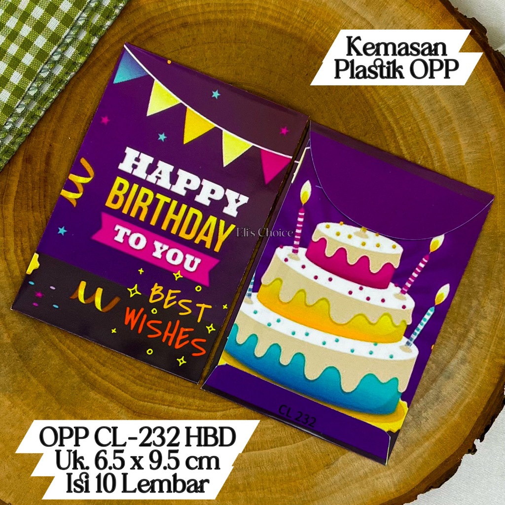 Jual Amplop SELAMAT ULANG TAHUN HAPPY BIRTHDAY Envelope Angpao Ulang ...