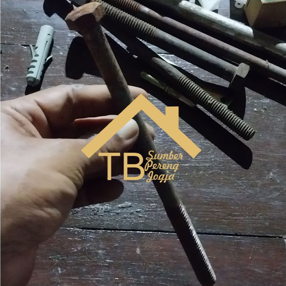 Jual Baut Blandar - Baut Kayu Balok Baja kunci 19 panjang 24 cm ...