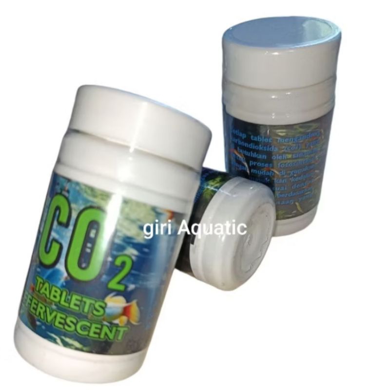 Jual CO2 Tablet 1 Botol Isi 100 Untuk Tanaman Aquascape | Shopee Indonesia