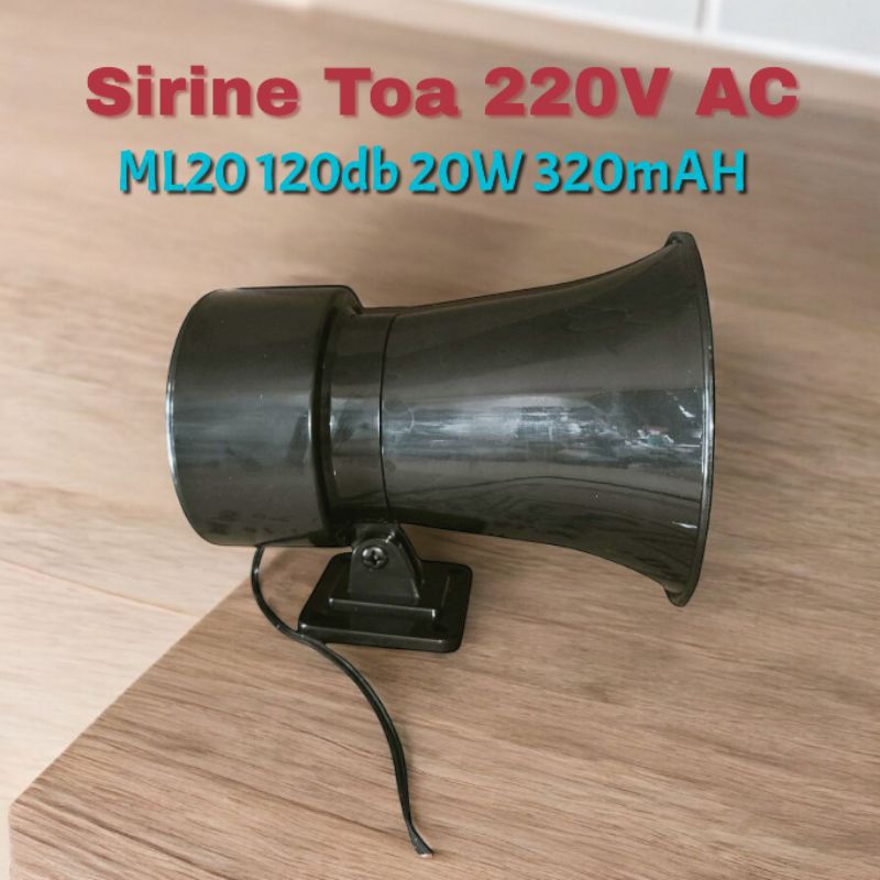 Jual sirine Toa bunyi peringatan tanda emergency alarm ML20 220vac ...