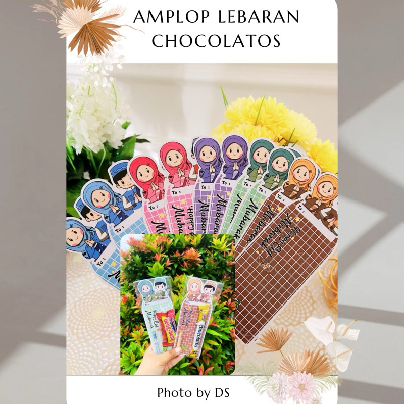 Jual DS - (10pcs) Amplop Lebaran 2025/Amplop Chocolatos/Choki2/Bengbeng ...