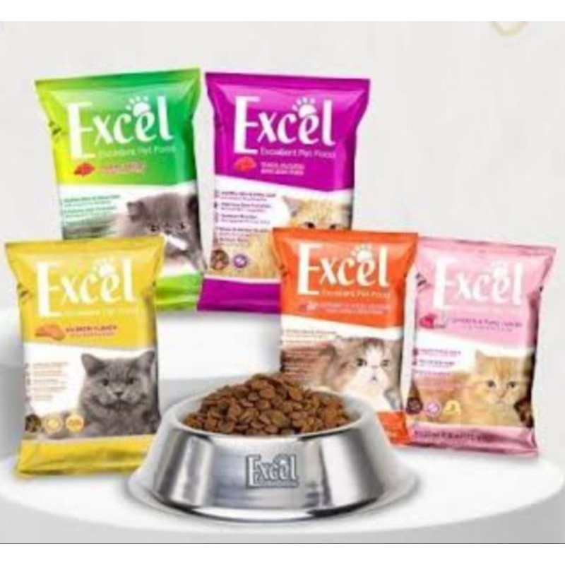 Jual Excel Cat Food 500gr Makanan Kucing kering 500gr All Variant ...