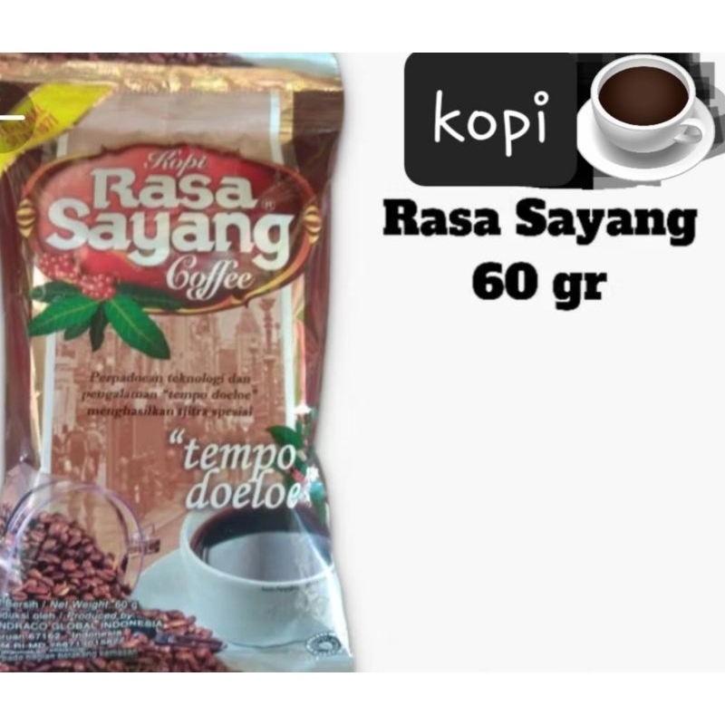 Jual kopi rasa sayang 60 GR | Shopee Indonesia