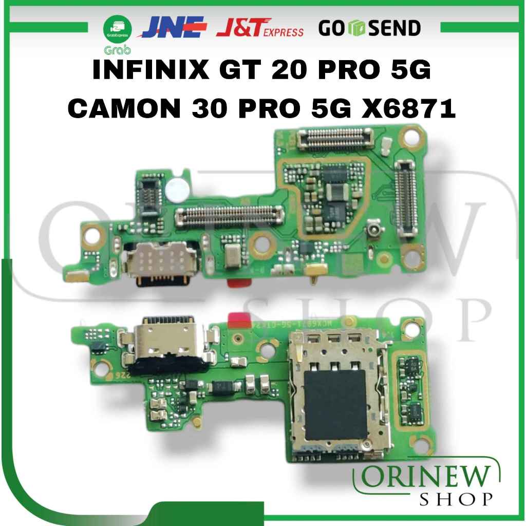 Jual Pcb Board Usb Konektor Cas Infinix GT 20 Pro 5G Camon 30 Pro 5G X6871 Connector Charger ...