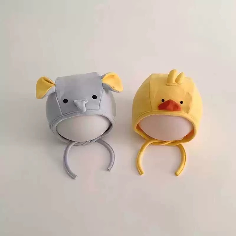 Jual ULTRA Topi Bonnet Karakter Lucu Bayi Newborn Anak Impor 0-2 Thn ...