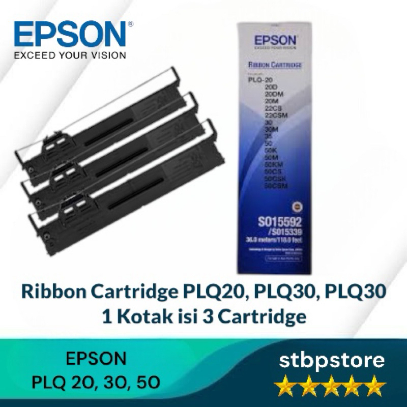 Jual Ribbon Cartridge PLQ 20 PLQ 22 PLQ 30 Pita Passbook Epson PLQ-20 ...