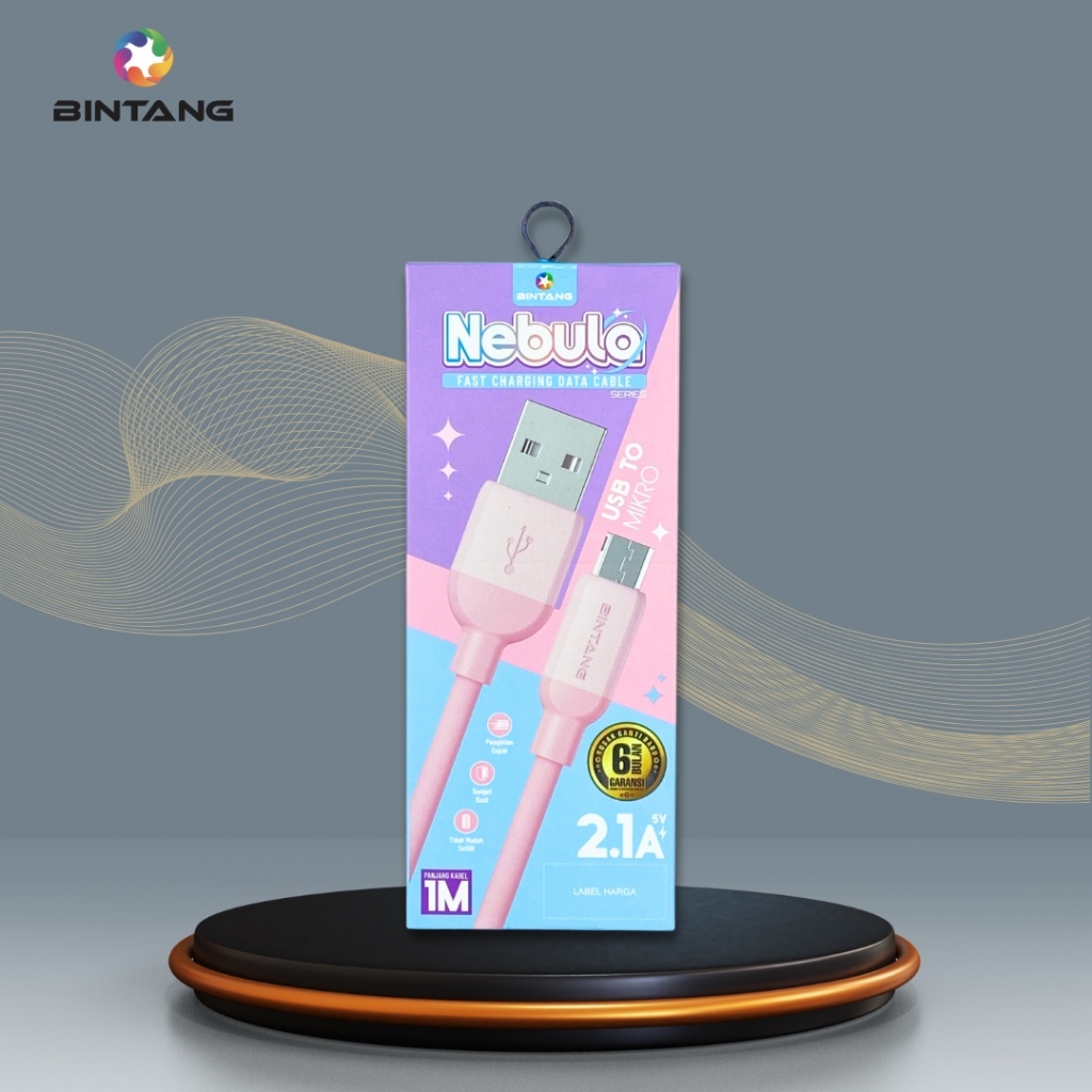 Jual KABEL DATA USB TO MIKRO BT 1M NEBULA SERIES | Shopee Indonesia
