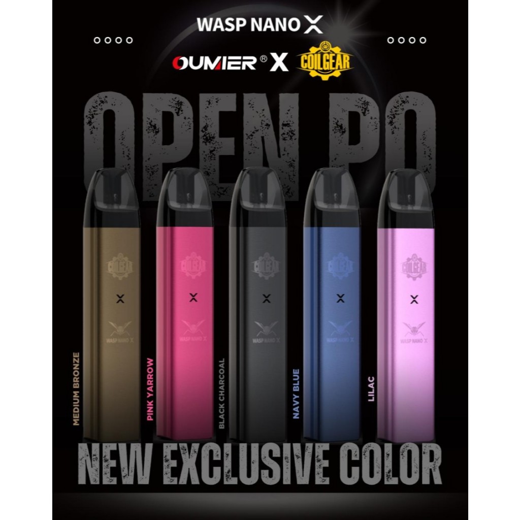 Jual WASP NANO X POD NEW COLOUR KIT BY OUMIER X CG | Shopee Indonesia