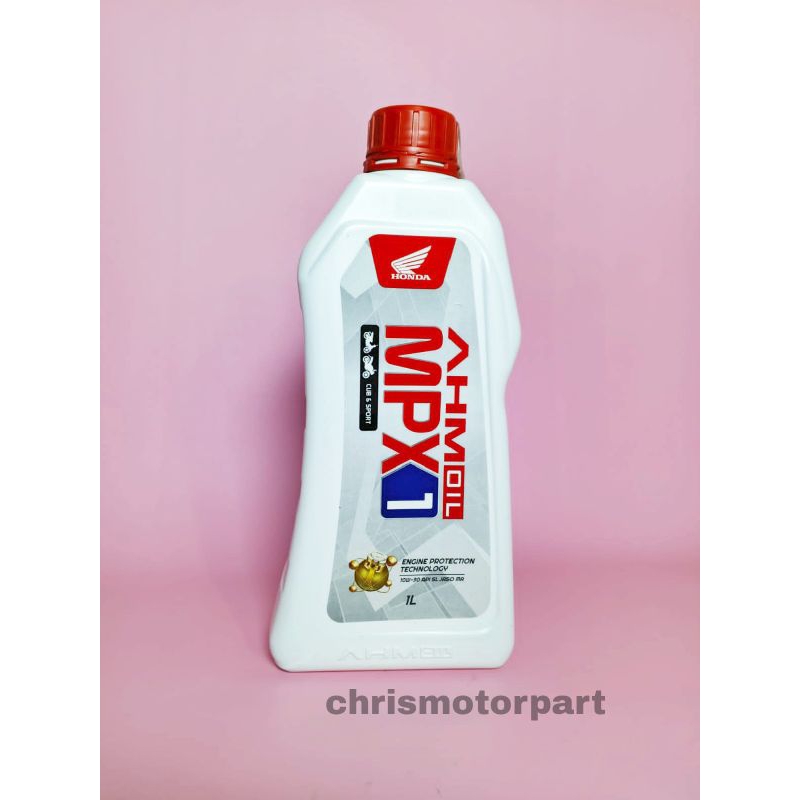 Jual OLI MPX 1 AHM 1 LITER / 1000 ML OLI MESIN MOTOR HONDA MPX 1 LITER OLI MESIN MPX 1 1000 ML ...