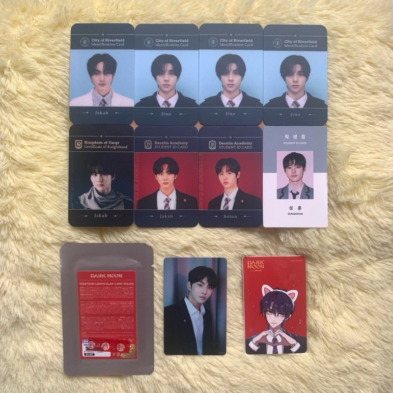 Jual ENHYPEN DARK MOON MERCH ID CARD IDC RIVERFIELD VARGR STUDENT JAKE ...