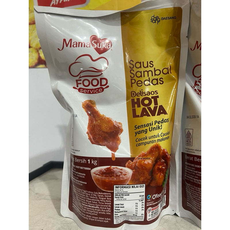 Jual Saos Hot Lava 1 kg | Shopee Indonesia