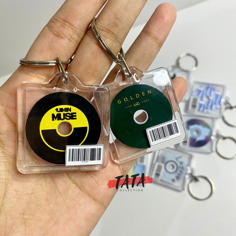 Jual (BISA CUSTOM) CD Keychain DVD Keychain Freebies Kpop/ Keychain ...