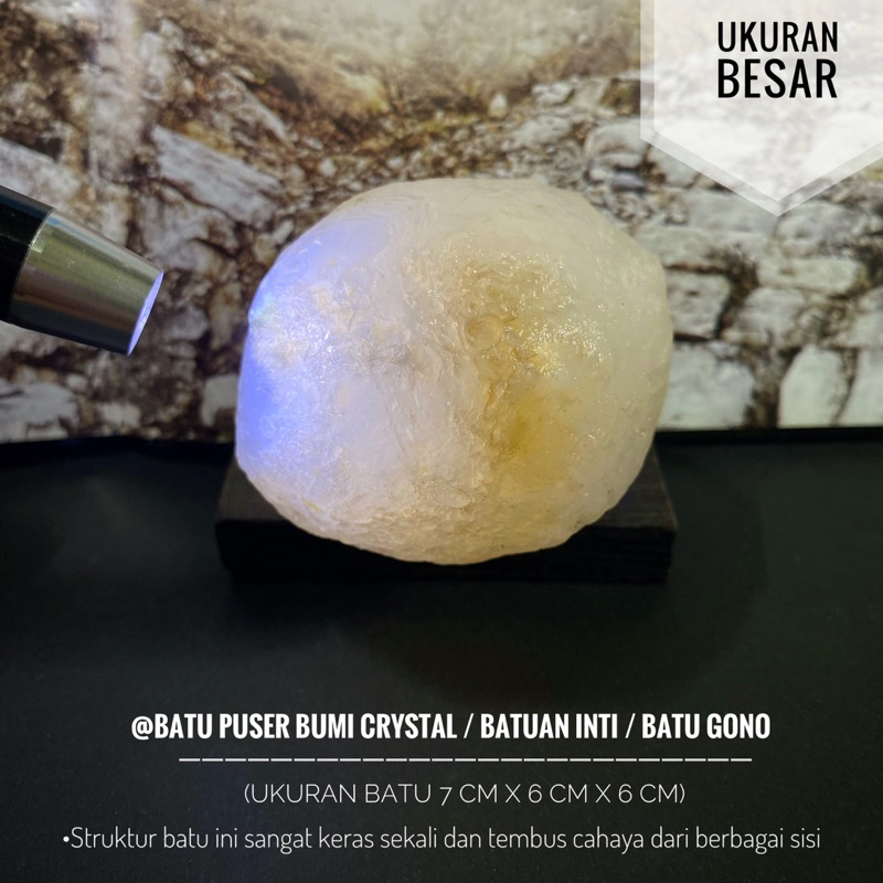 Jual Batu Puser Bumi Crystal G2 atau Batu Gono Kristal atau Batuan Inti ...