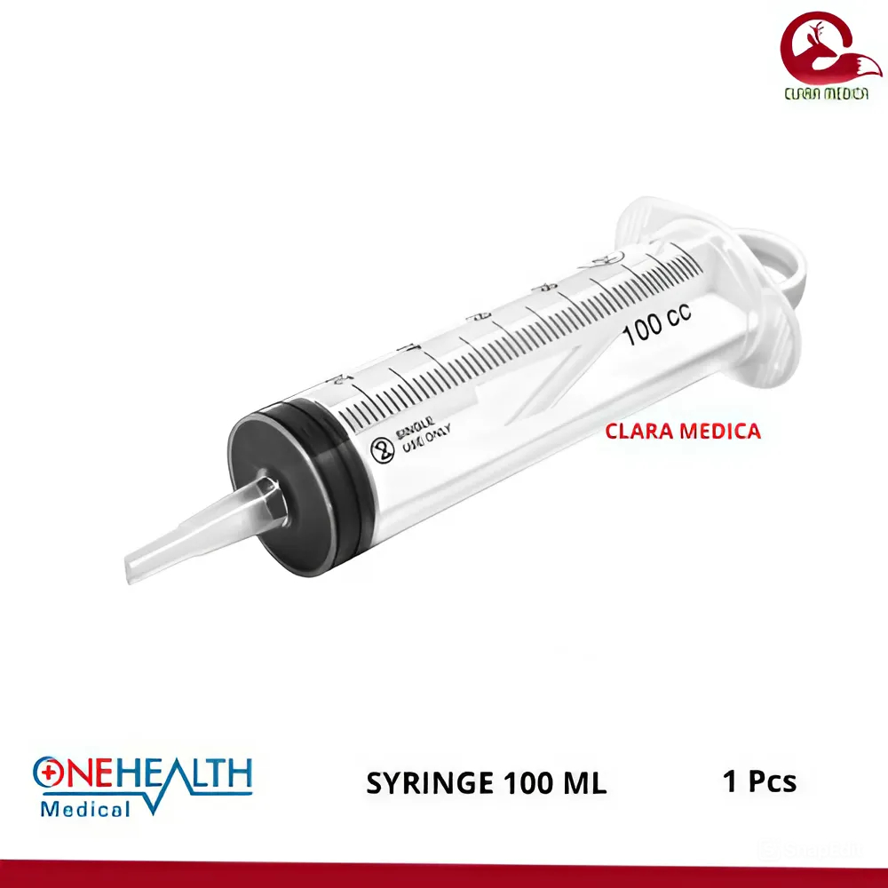 Jual Onehealth Spuit Jarum Suntikan 100 Ml Irrigation Syringe Catheter ...