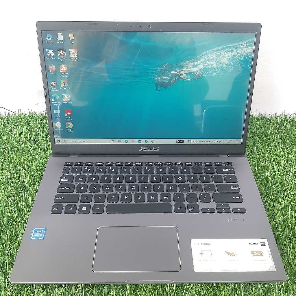 Jual ASUS A409M INTEL-N4020 RAM 4GB SSD 256GB KEYBORD BACKLIGHT ...