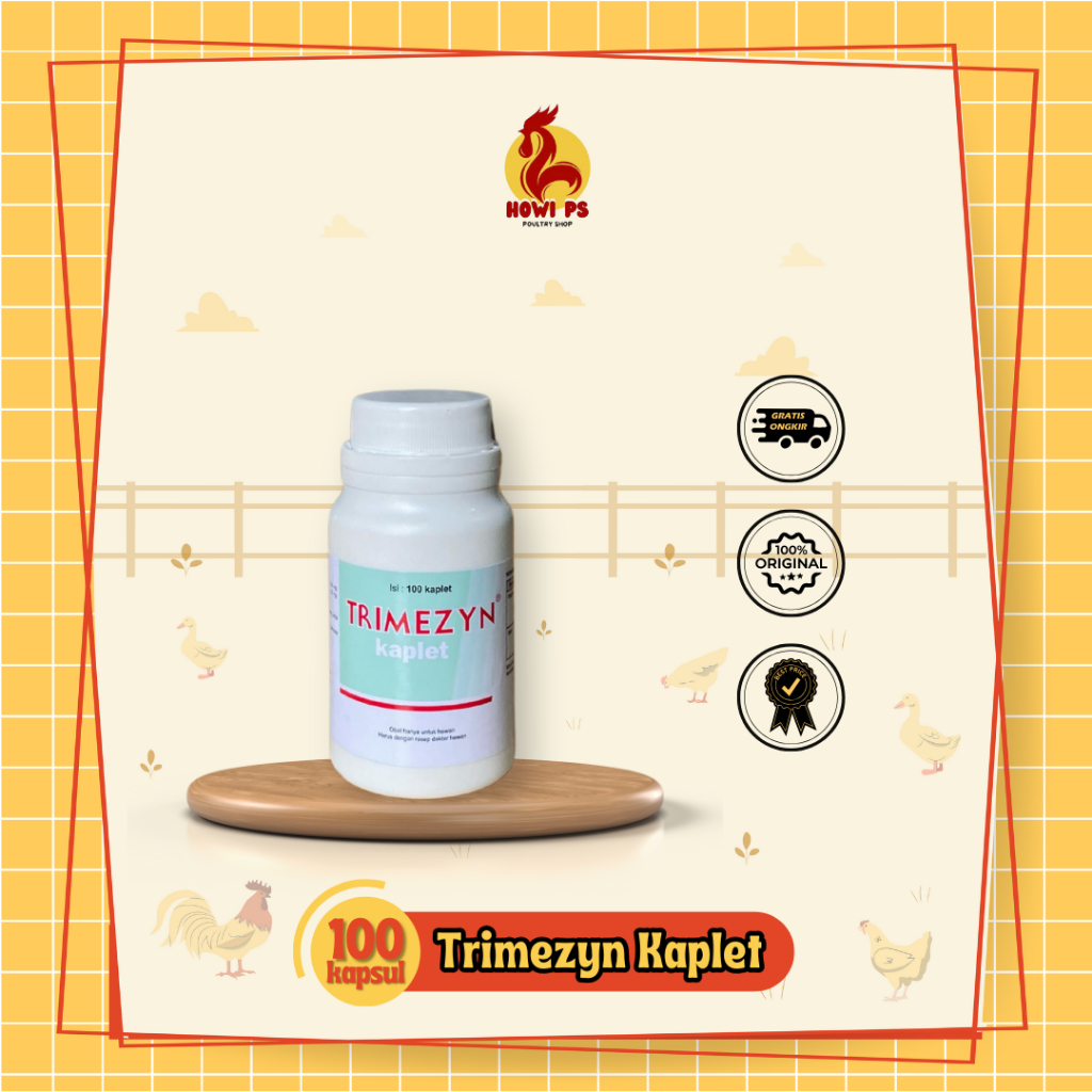 Jual Trimezyn Kaplet Obat Unggas dan Babi 100 Kapsul | Shopee Indonesia