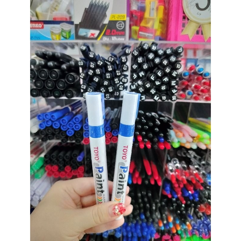 Jual Spidol Paint Marker Biru (1 pcs ) | Shopee Indonesia