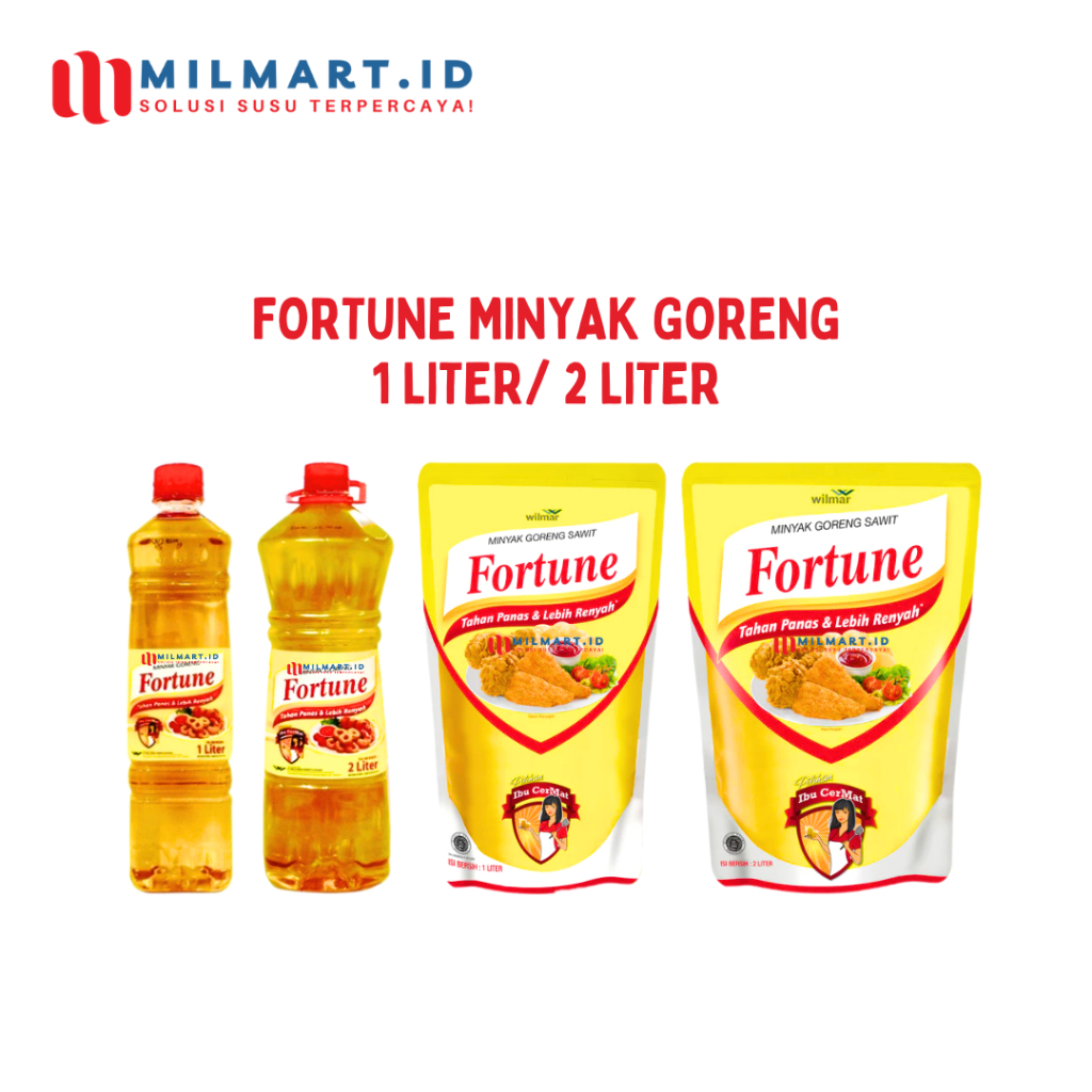 Jual FORTUNE MINYAK GORENG SAWIT MINYAK MASAK POUCH 1000ML 2000ML BOTOL ...