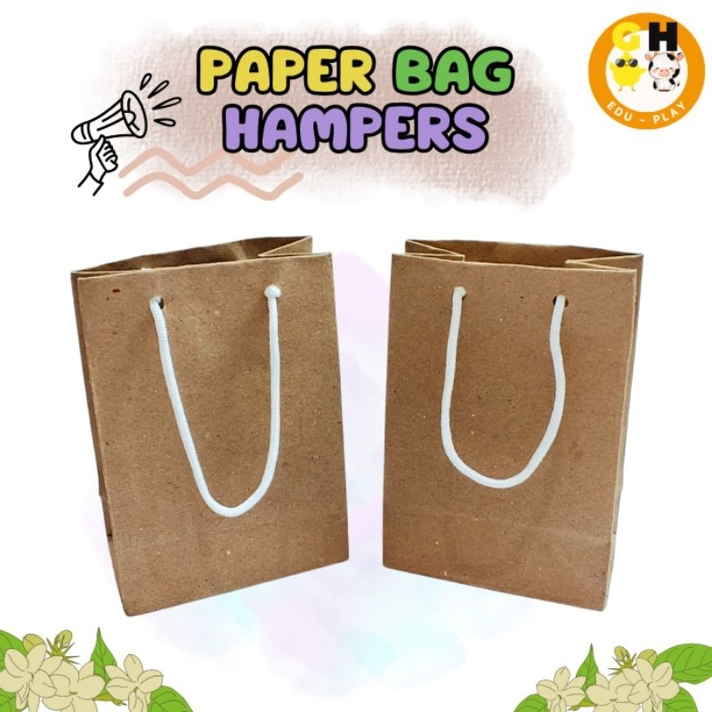 Jual Paper Bag Rustic Bahan Kraft Polos Coklat Eco Friendly Untuk ...