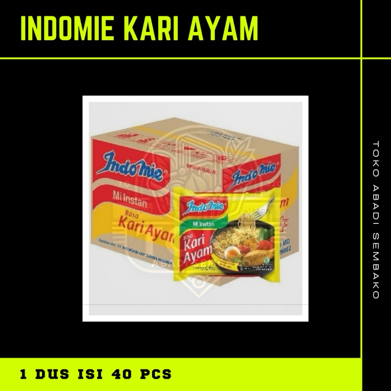 Jual indomie rasa kari ayam - 1 dus isi 40 pcs | Shopee Indonesia