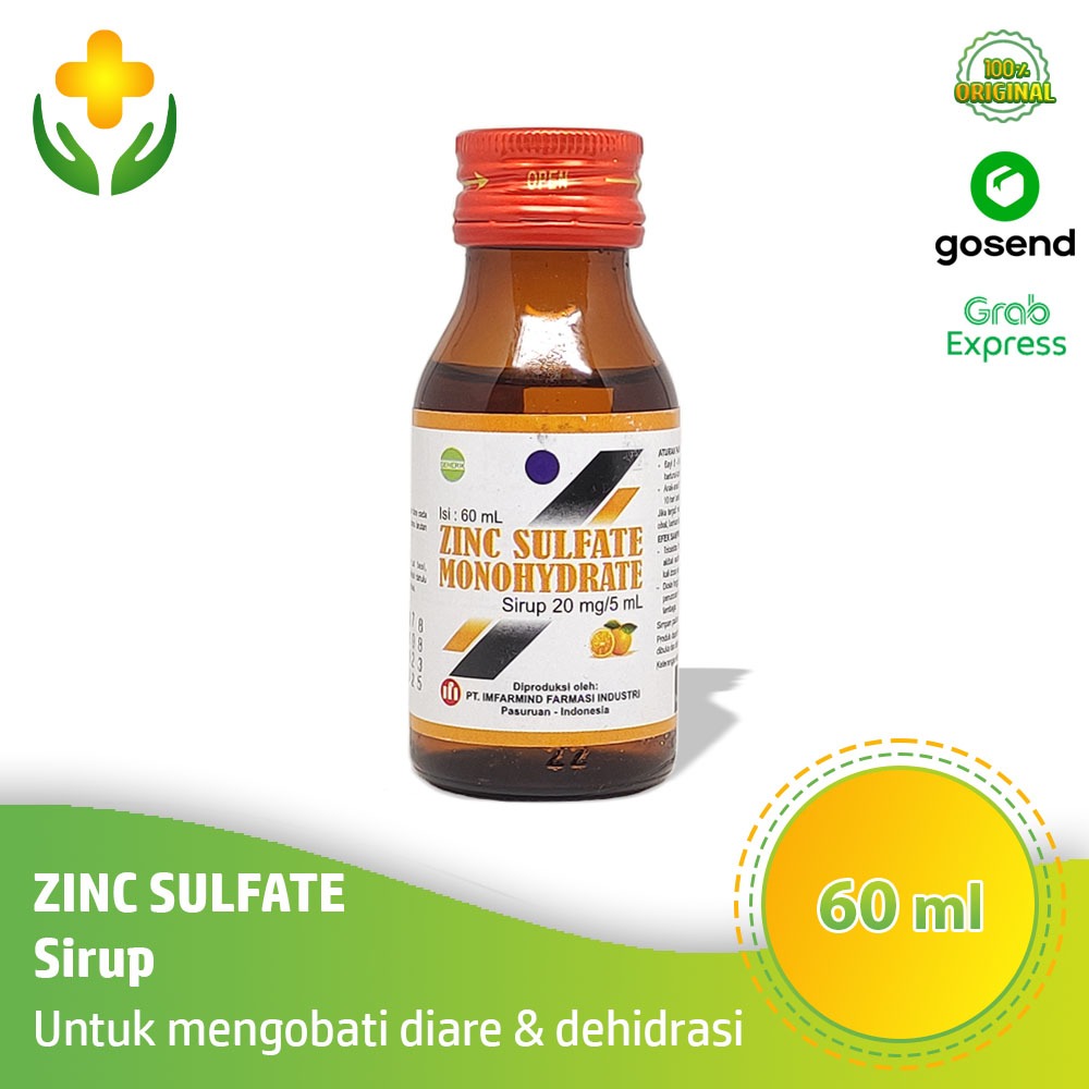 Jual Zinc Sirup 60 ml Obat Diare Anak | Shopee Indonesia