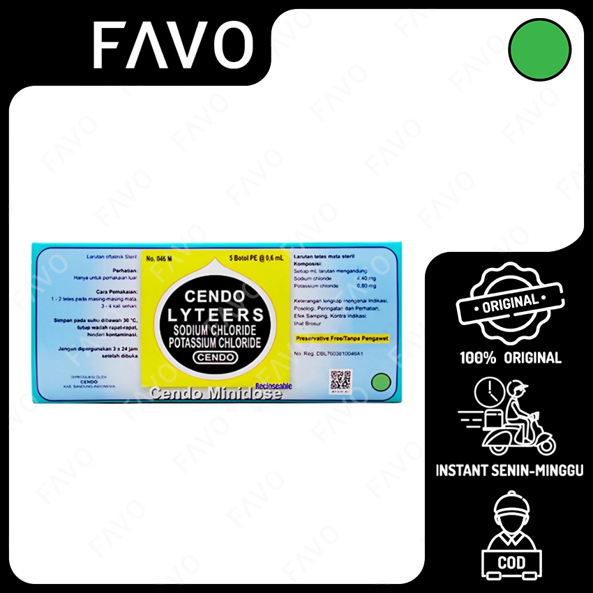Jual Cendo Lyteers Minidose 0,6 mL Obat Tetes Mata - 5 Tube | Shopee ...