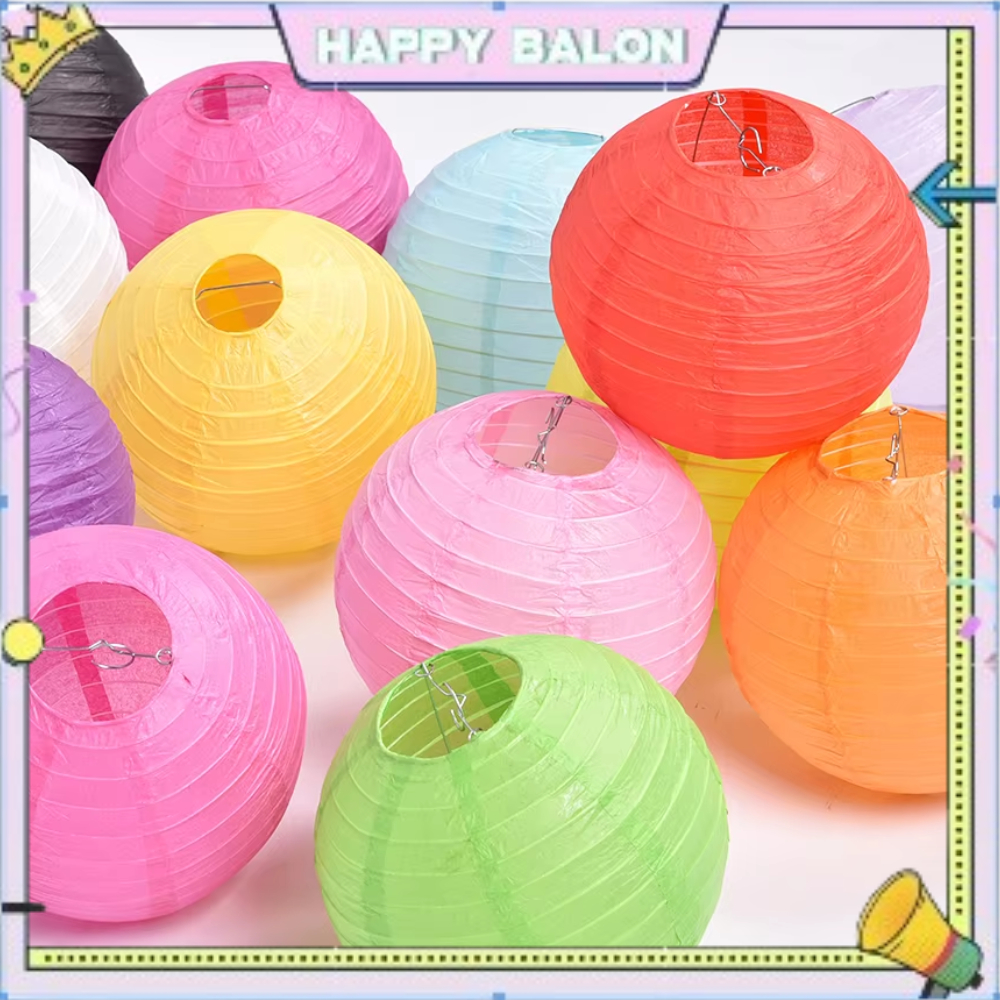 Jual Lampion Bulat Polos Gantung Lampion Kain Bulat Polos Untuk ...