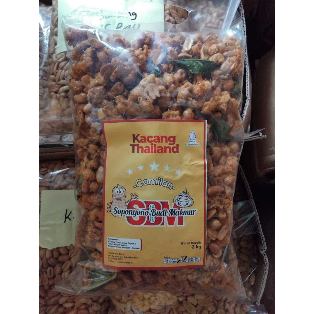Jual KACANG THAILAND 2 KG / Cemilan SBM Soponyono Budi Makmur Kacang ...