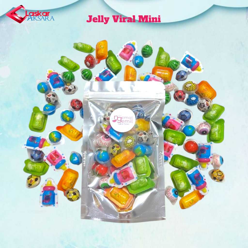 Jual JELLY Viral MINI JELLY VIRAL MIX BOLA MATA BUAH ANEKA BENTUK LUCU ...