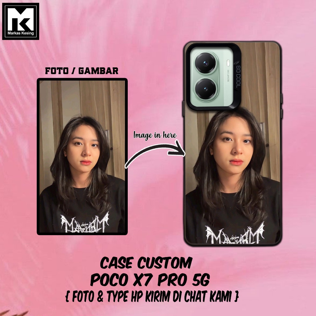Jual Custom Case Hp Foto / Gambar Sendiri POCO X7 PRO CAMON 40 VIVO Y29 ITEL S25 Premium Matte ...