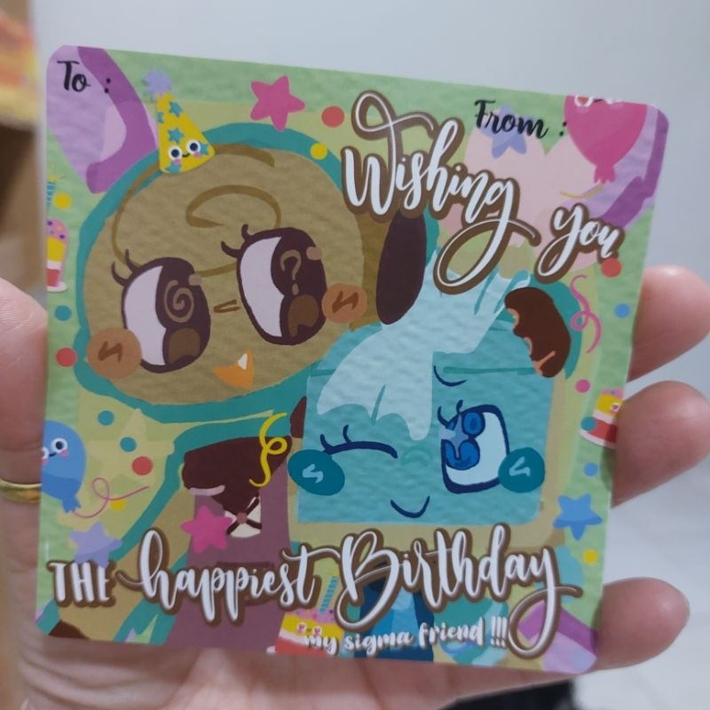 Jual Sticker Happy Birthday Shelly Tisha Stiker Label Kartu Ucapan ...