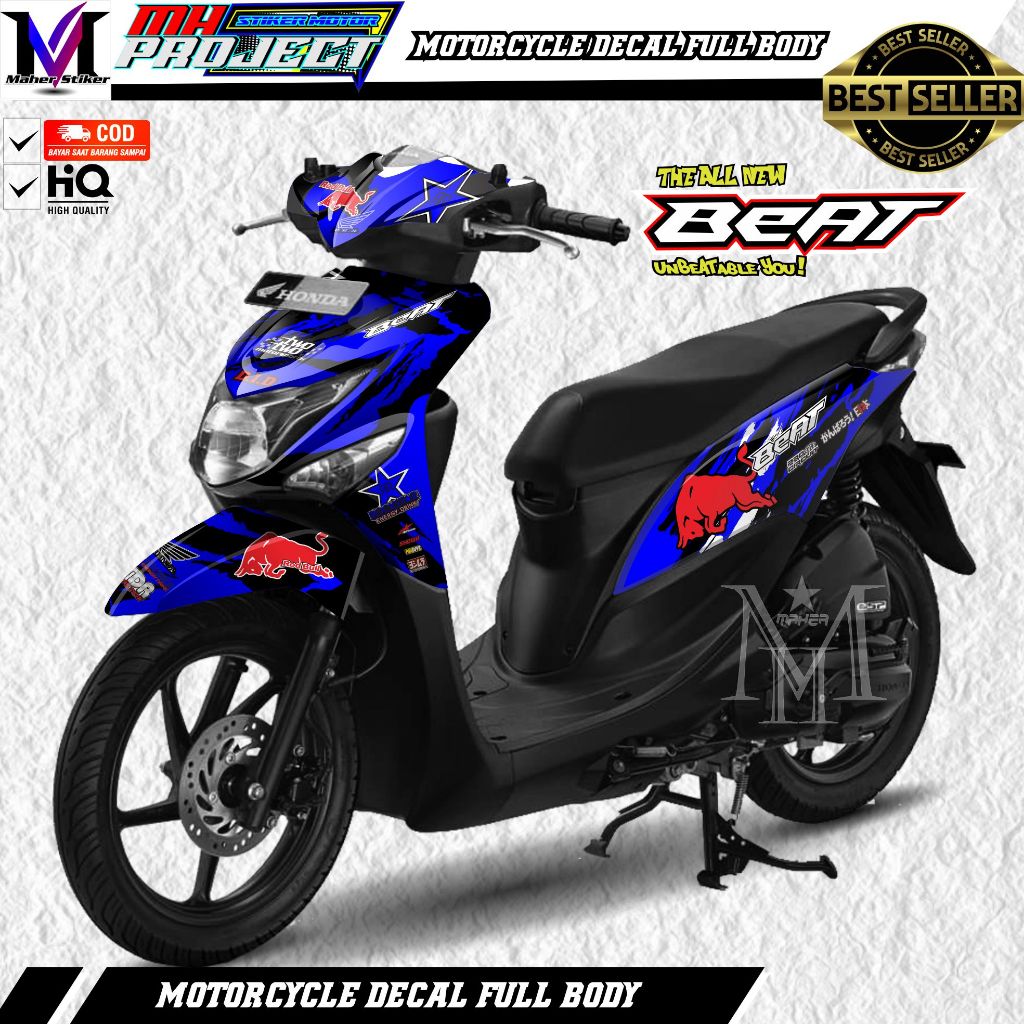 Jual Decal Beat pop Fullbody Variasi Road Race | Shopee Indonesia