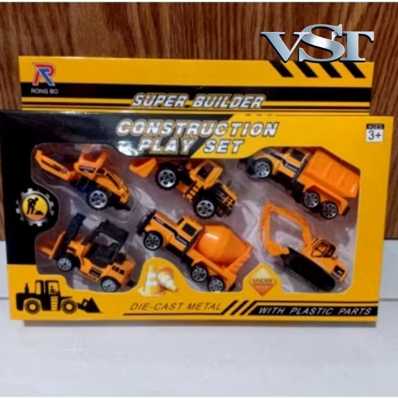 Jual Mainan Anak Laki laki Mobil Diecast Construction Alat Berat ...