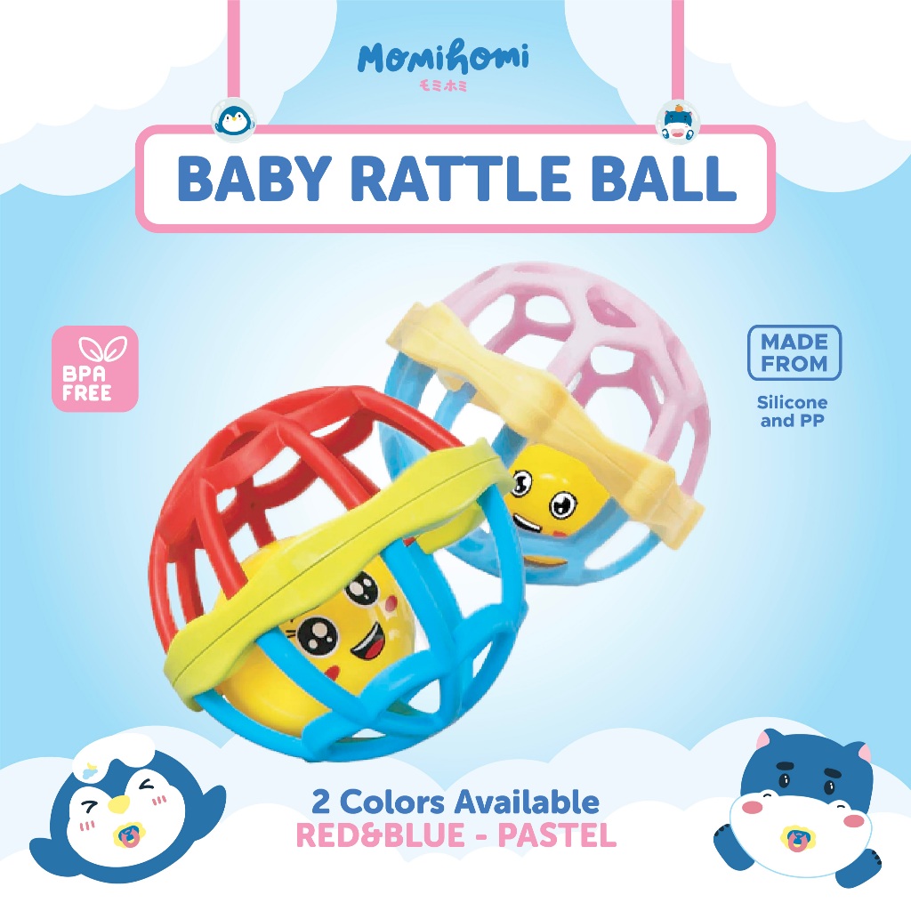 Jual MOMI HOMI AUTHORIZED Mainan Kerincingan Bayi Teether Rattle Stick ...