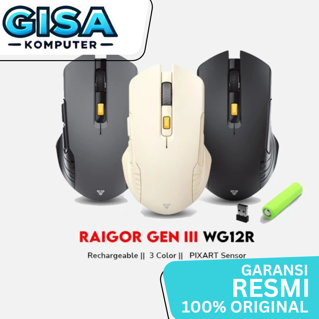 Jual Gaming Mouse Fantech WG12R Rechargeable WG12 Raigor III Wireless | Shopee Indonesia