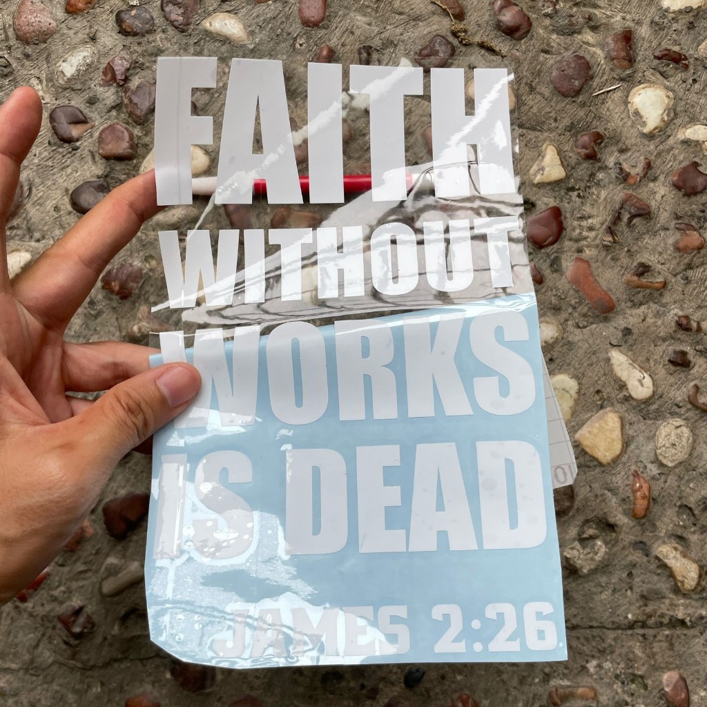 Jual Faith without works is Dead James Yakobus 2:26 Ayat Alkitab ...