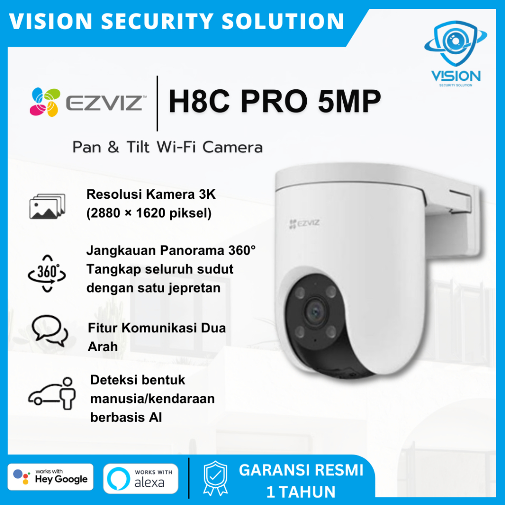 Jual Ezviz H8C 5MP/2MP CS-H8C 1080p Smart CCTV Wifi IP Camera Outdoor ...