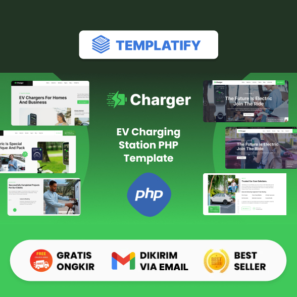 Jual Charger - EV Charging Station PHP Template Website | Shopee Indonesia