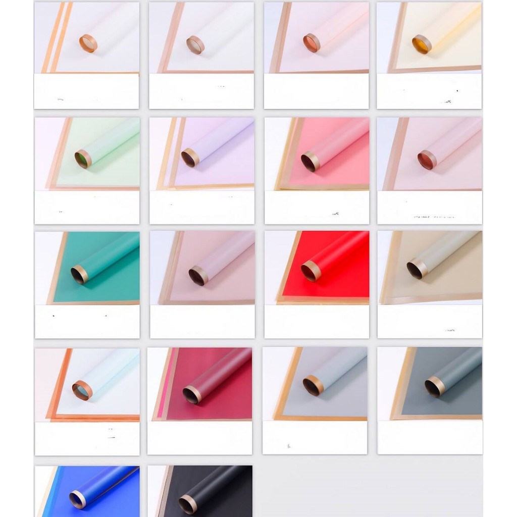 Jual ISI 20LEMBAR CELLOPHANE LIST/ FLOWER WRAPPING PAPER/KERTAS BUCKET ...