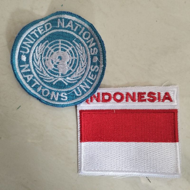 Jual BET BORDIR LOGO LAMBANG PBB, UN ( bet PBB Perserikatan Bangsa ...