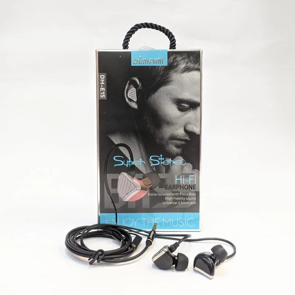 Jual Headset Handsfree Diinami DM E15 Earphone DM-E15 Super Stereo ...