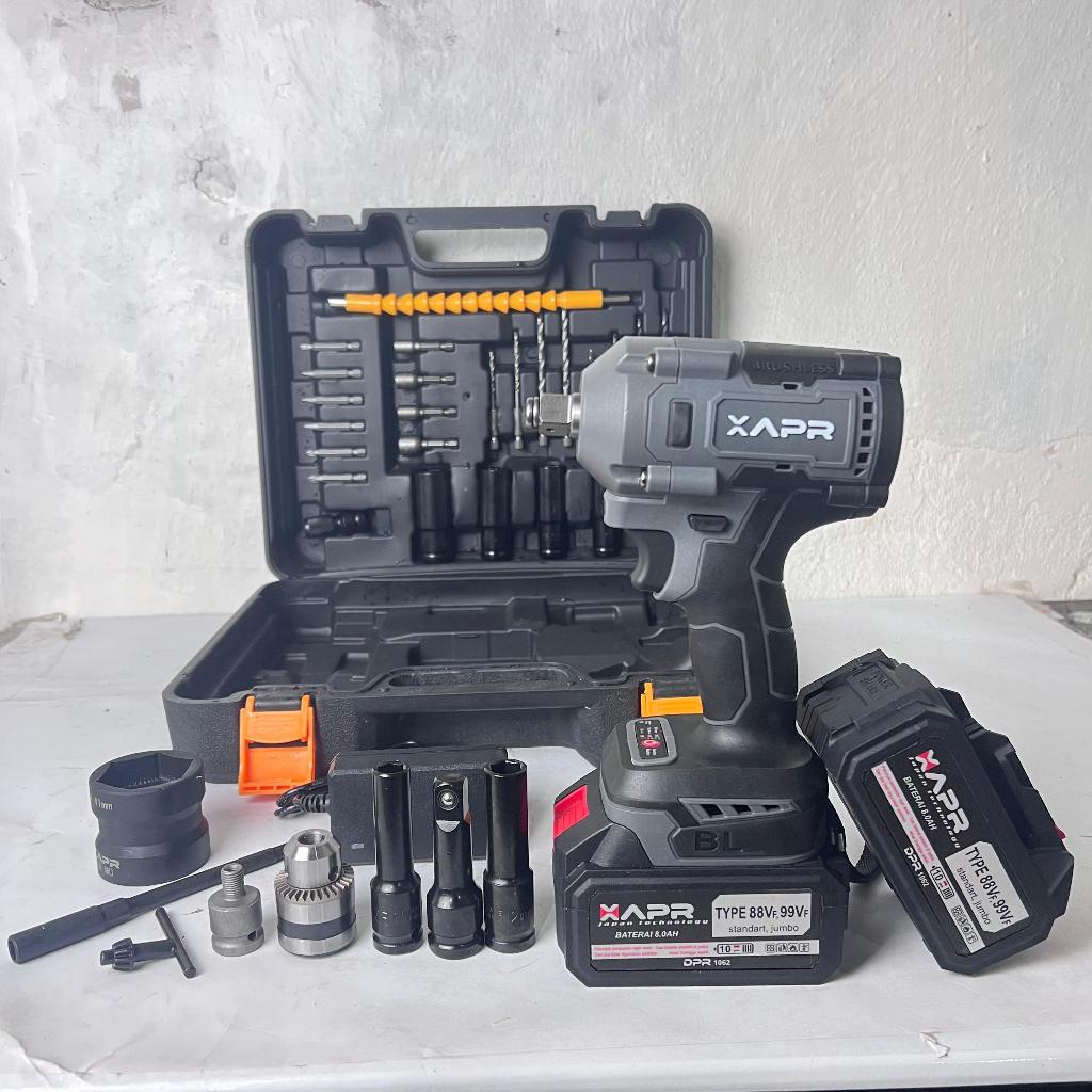 Jual APR bor impact wrench ap126 promax plus 1000nm body kecil tenaga ...
