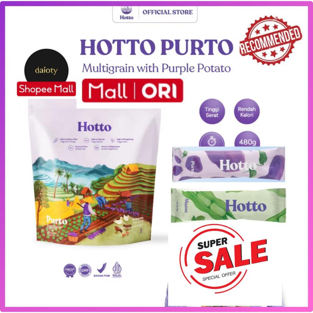 Jual Hotto Purto Multigrain with Purple Potato 5 Pouch (80 sachet ...
