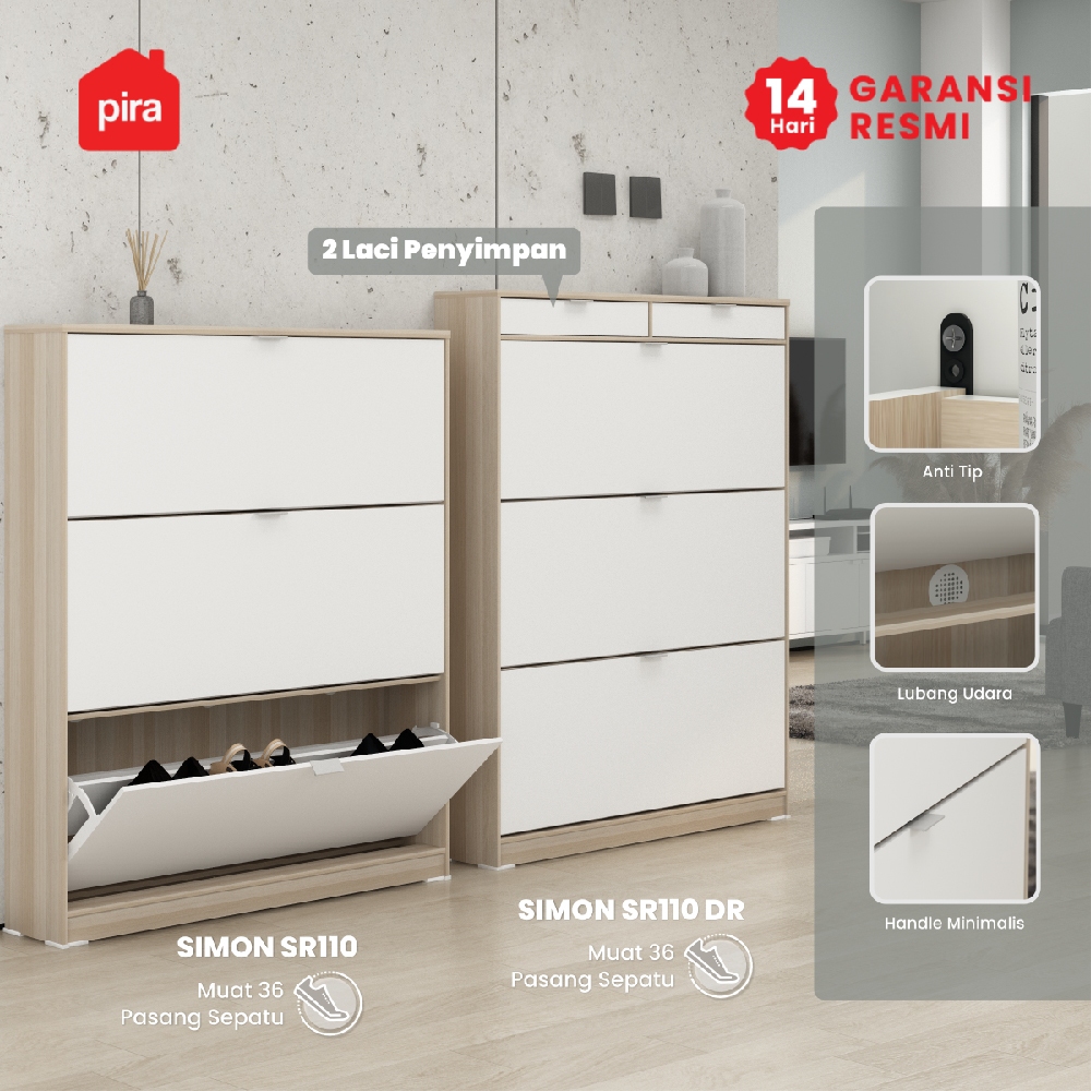 Jual PIRA METROPOLIS - SIMON SR110 Rak Sepatu / Lemari Sepatu / Rak ...